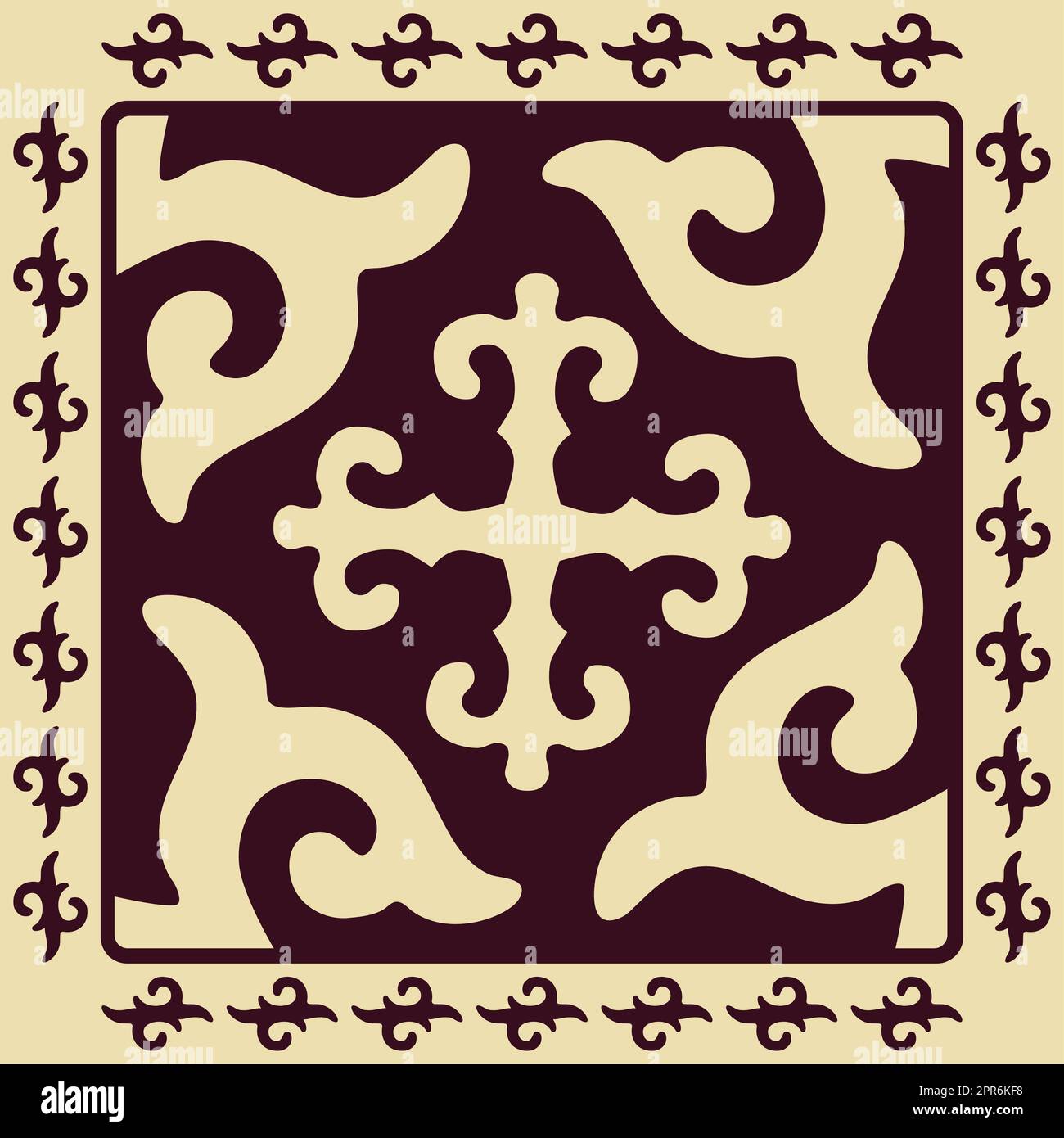 Mongolian patterns hi-res stock photography and images - Alamy