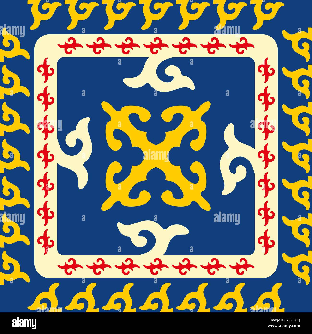 Mongolian patterns hi-res stock photography and images - Alamy