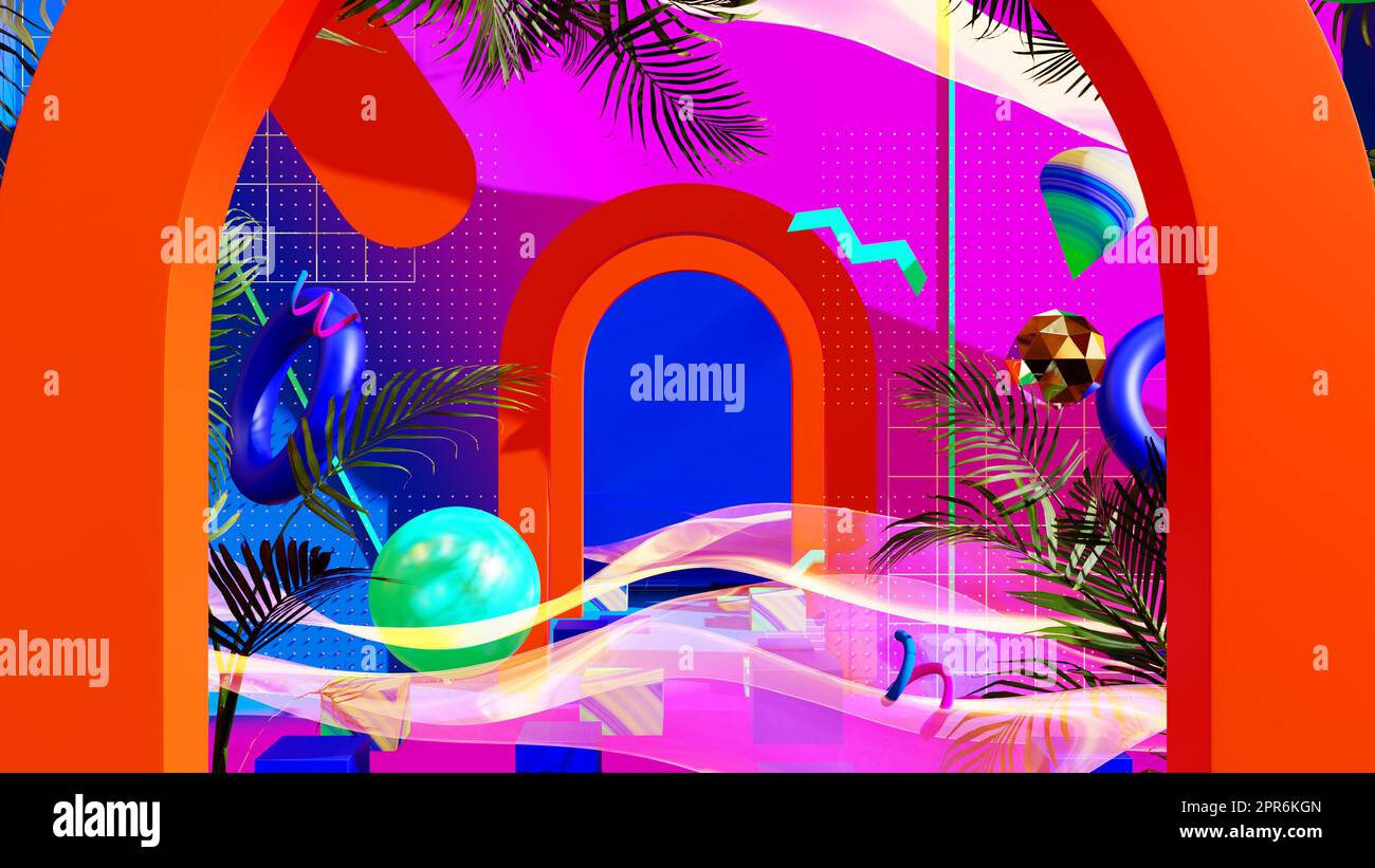 Abstract Glass Geometry Art Stock Photo - Alamy
