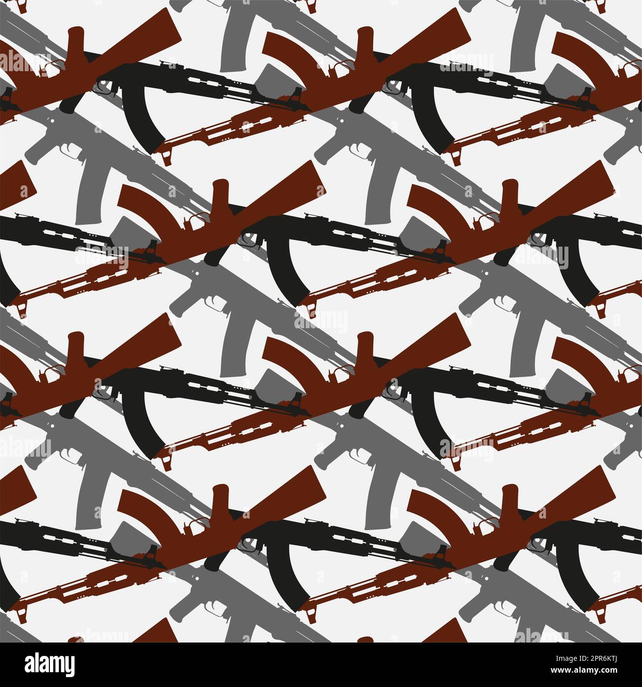 Army. Machine gun AK camouflage military pattern tactical design Stock ...