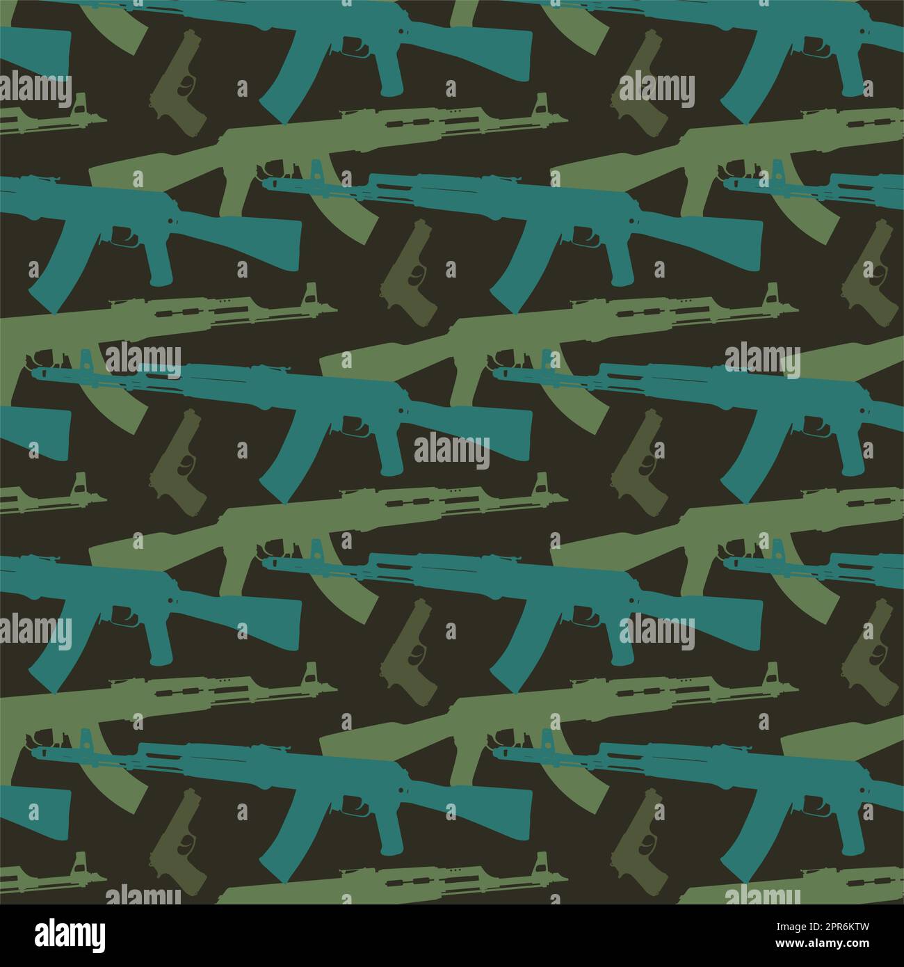 Army. Machine gun AK camouflage military pattern tactical design Stock ...