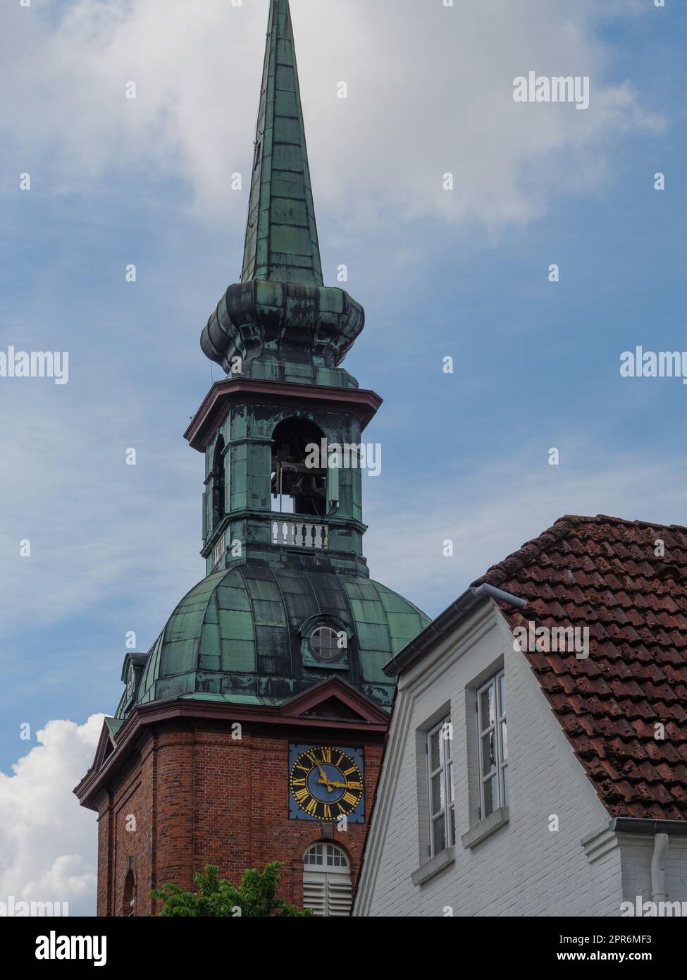 the city of Kappeln at the river schlei Stock Photo - Alamy