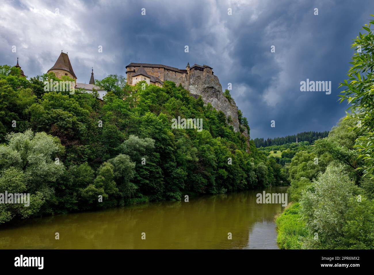 The ORAVA CASTLE in Slovakia Stock Photo - Alamy