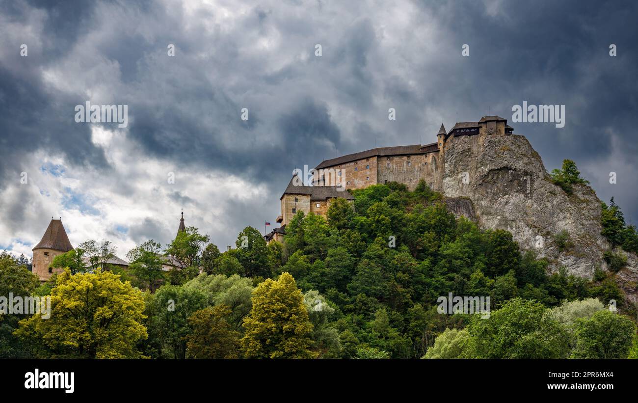 The ORAVA CASTLE in Slovakia Stock Photo - Alamy