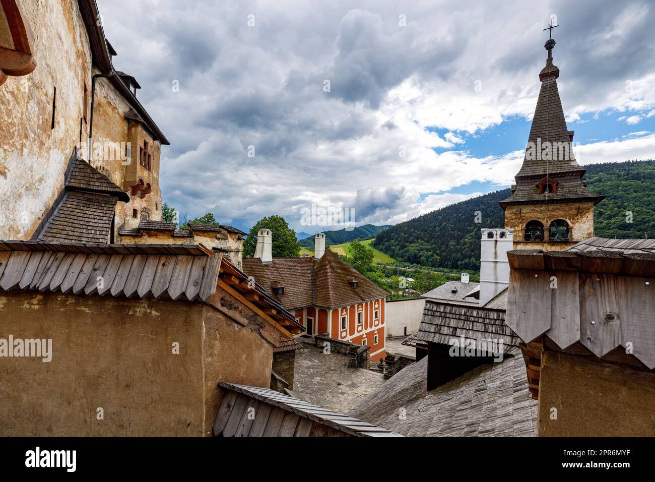 The ORAVA CASTLE in Slovakia Stock Photo - Alamy