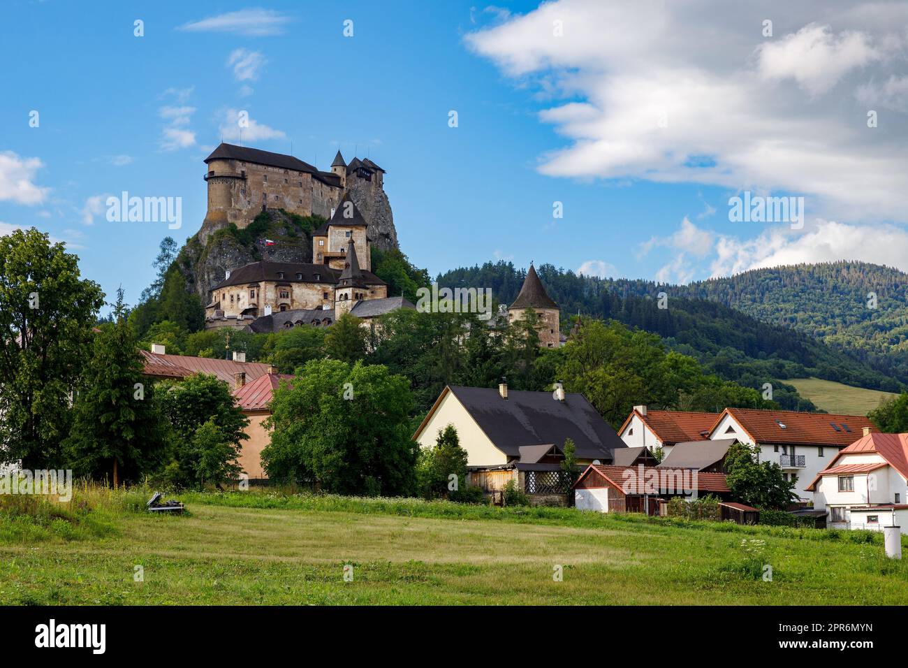 The ORAVA CASTLE in Slovakia Stock Photo - Alamy
