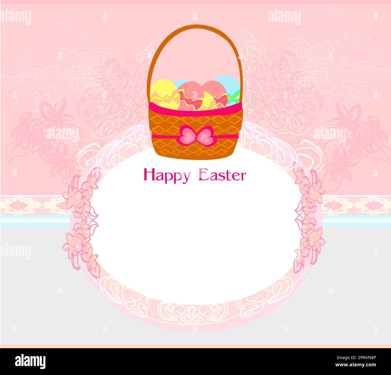 happy easter border Stock Photo - Alamy