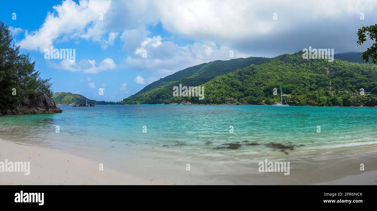 Seychelles - Mahe, Port Launay Beach Stock Photo - Alamy