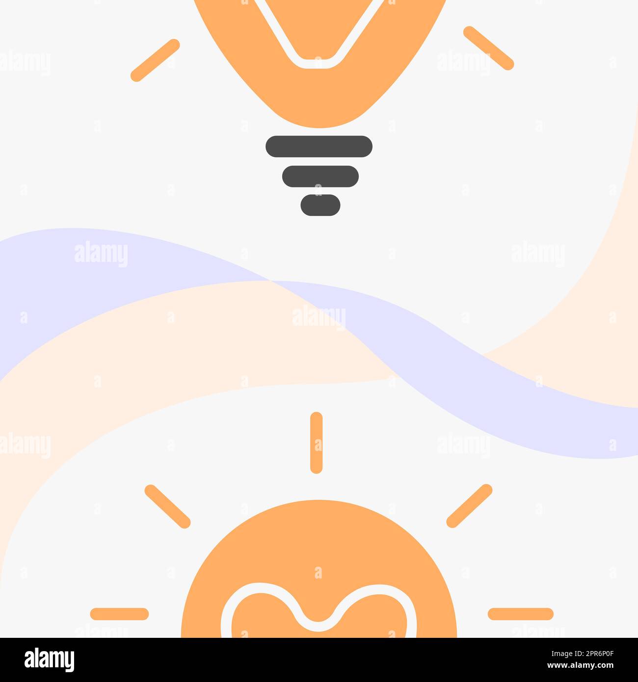 Glowing Light Bulb Drawing Displaying Fresh Discoveries Stock Photo - Alamy