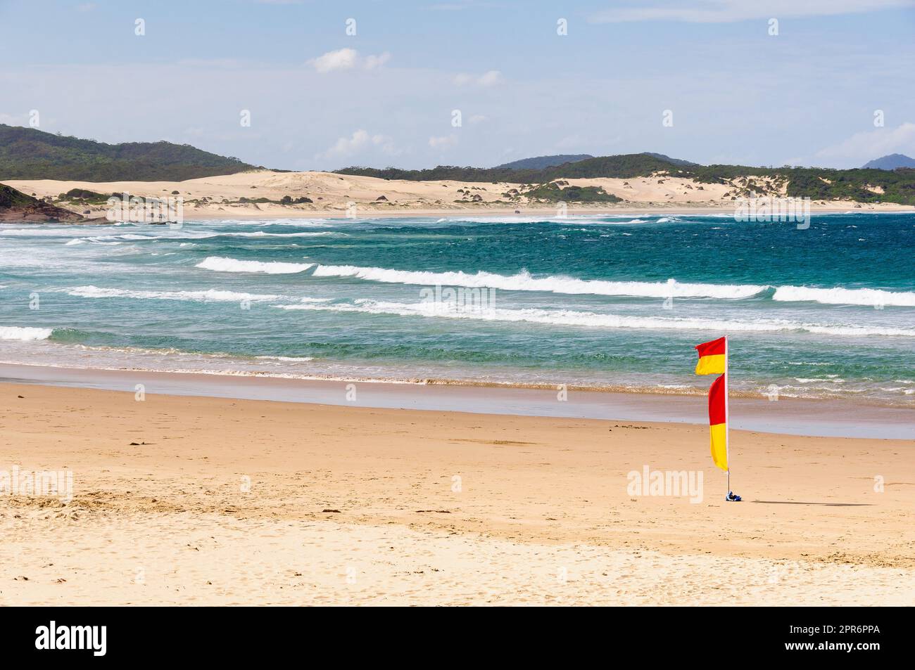 One Mile Beach - Port Stephens Stock Photo - Alamy