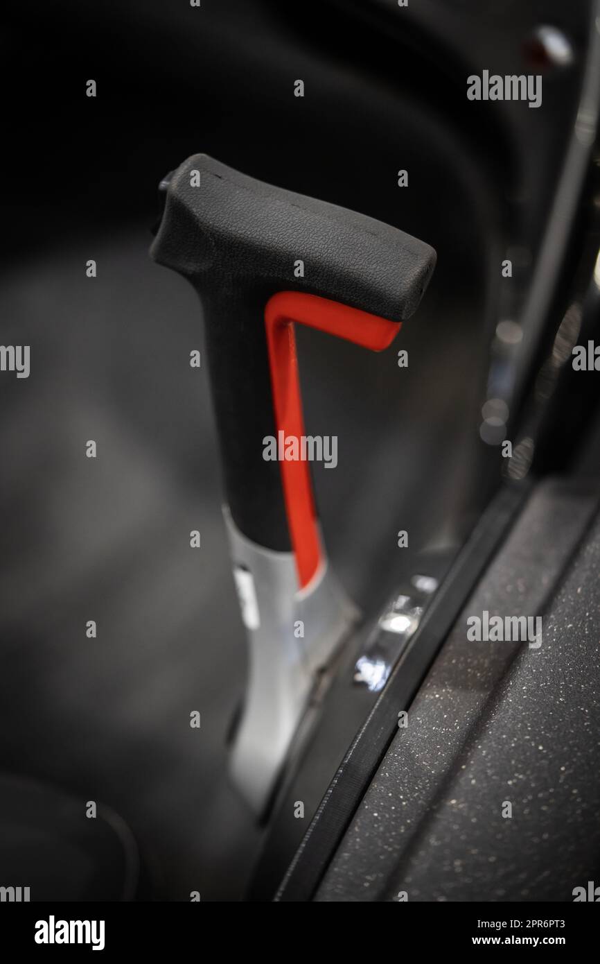 Boat throttle lever Stock Photo - Alamy