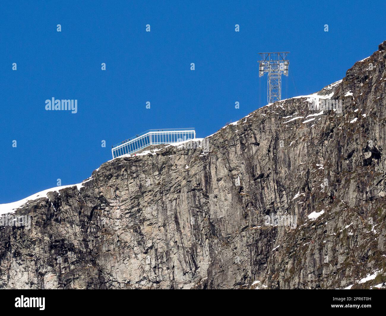 Norway, Vestland - Loen Skylift Cable Car at the Mount Hoven Stock Photo - Alamy