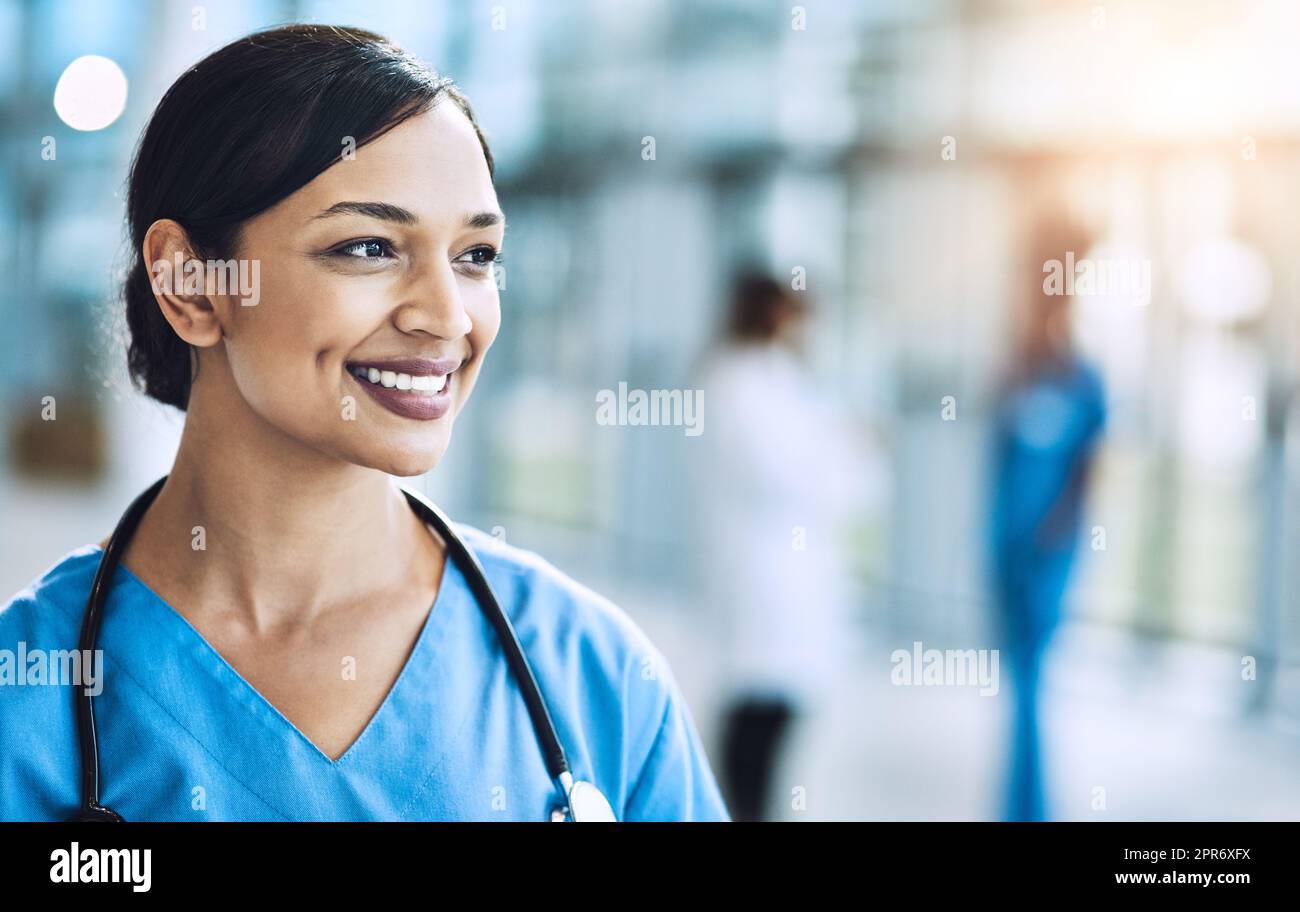 Nurse standing uniform female hi-res stock photography and images - Alamy