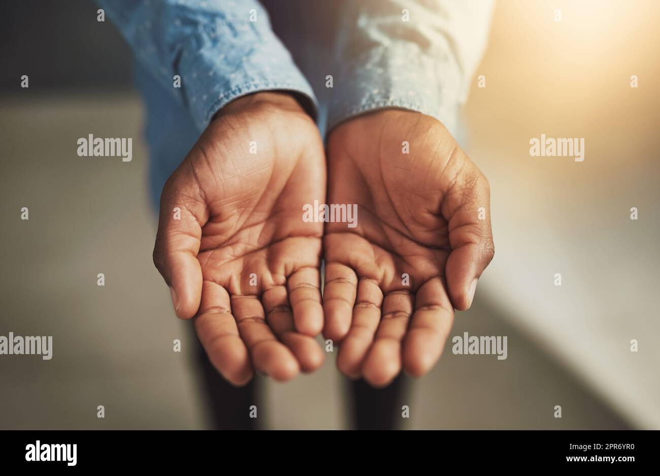 Two Open Hands Together