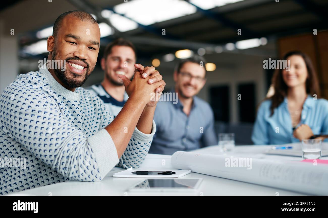 Success Weve Got You Covered Portrait Of A Group Of Coworkers Having A