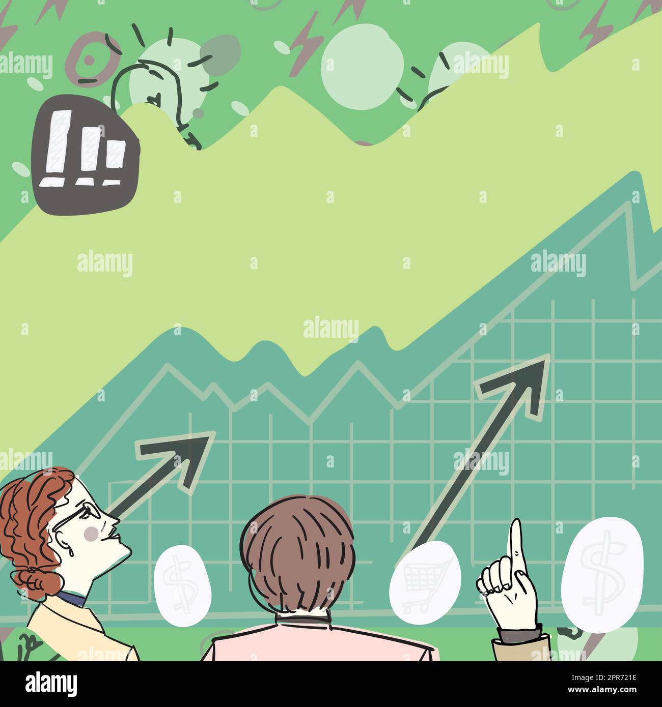 Cartoon man thinking computer hi-res stock photography and images - Alamy