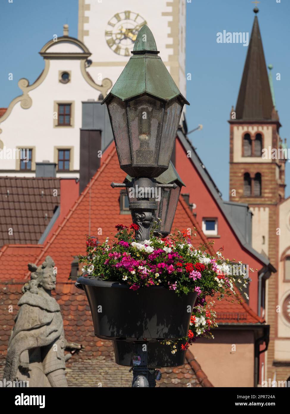 the city of Wuerzburg at the river main Stock Photo - Alamy