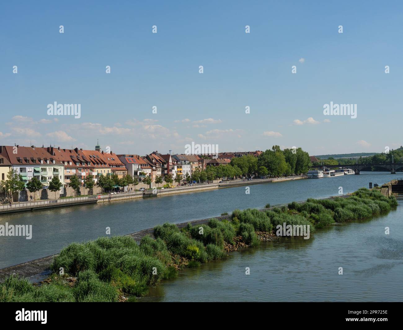 the city of Wuerzburg at the river main Stock Photo - Alamy