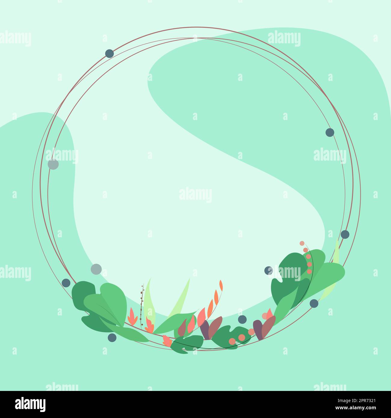 Frame plants flat composition Stock Vector Images - Alamy