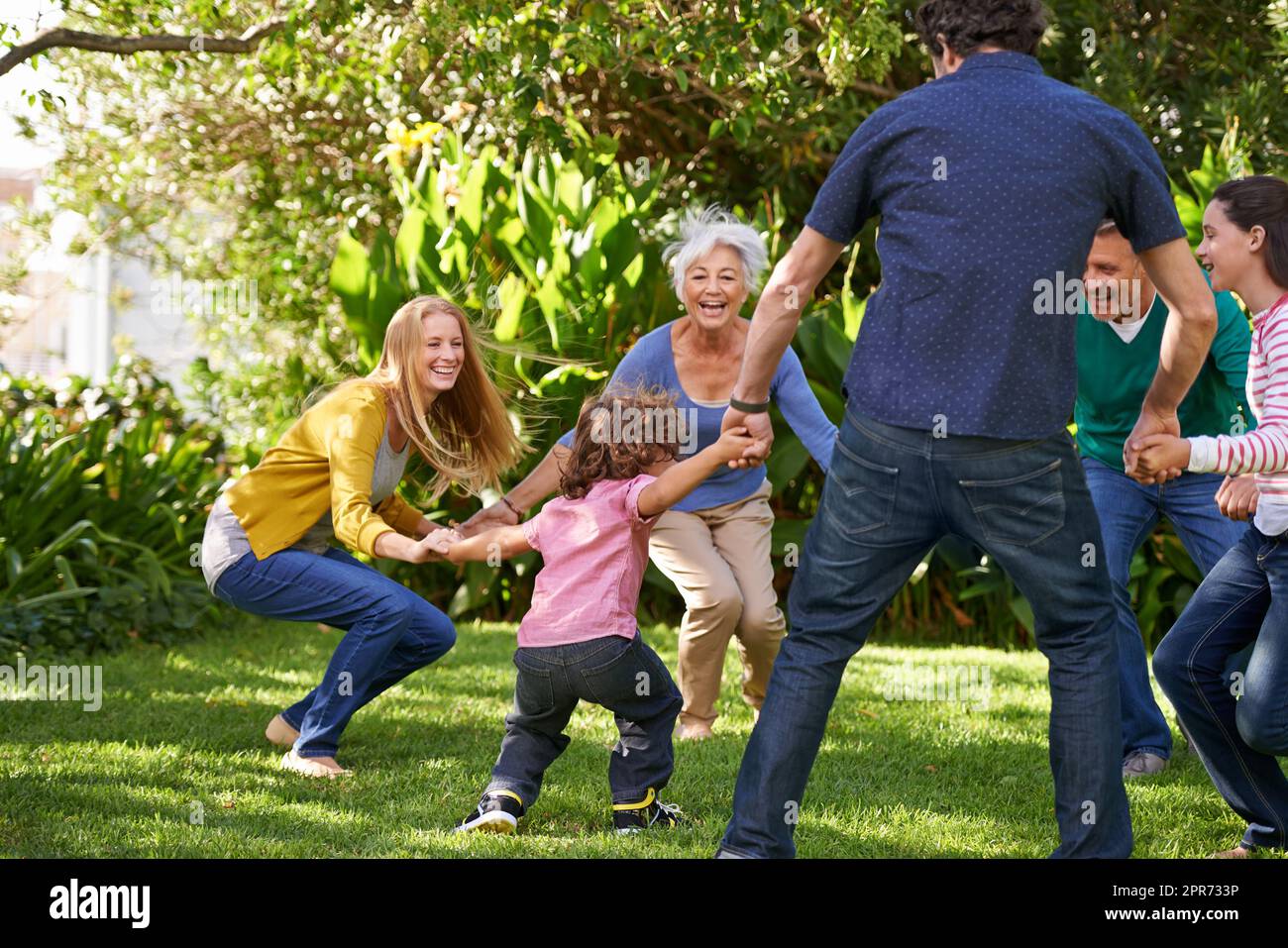 Family Playing Together Inside
