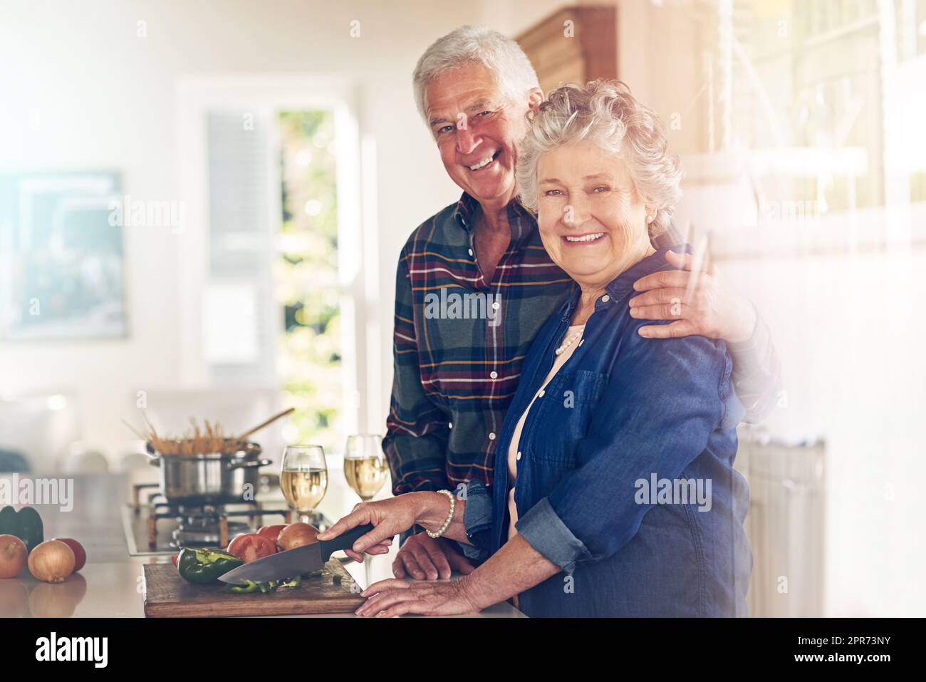 Seasoned love is marinated in care, respect and trust. Portrait of a ...