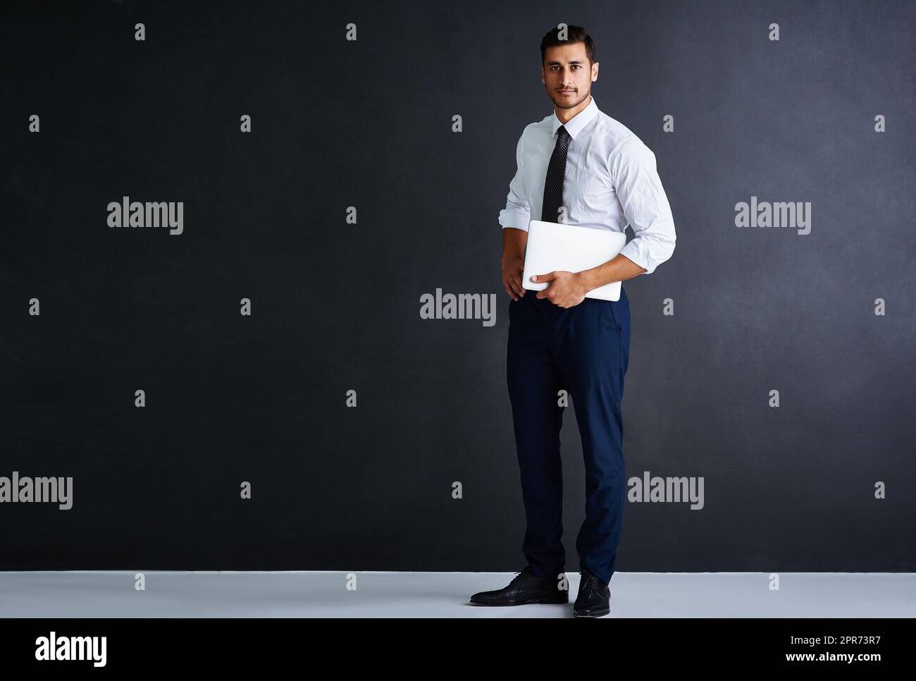 Make way for the next CEO. Studio portrait of a young businessman ...