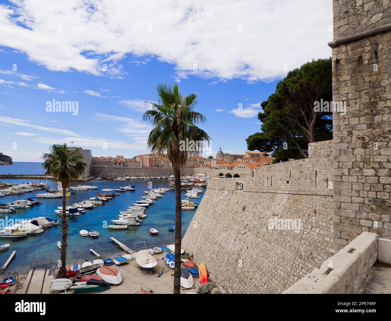 Croatia, Dubrovnik - Adriatic Sea, Old Port Stock Photo - Alamy