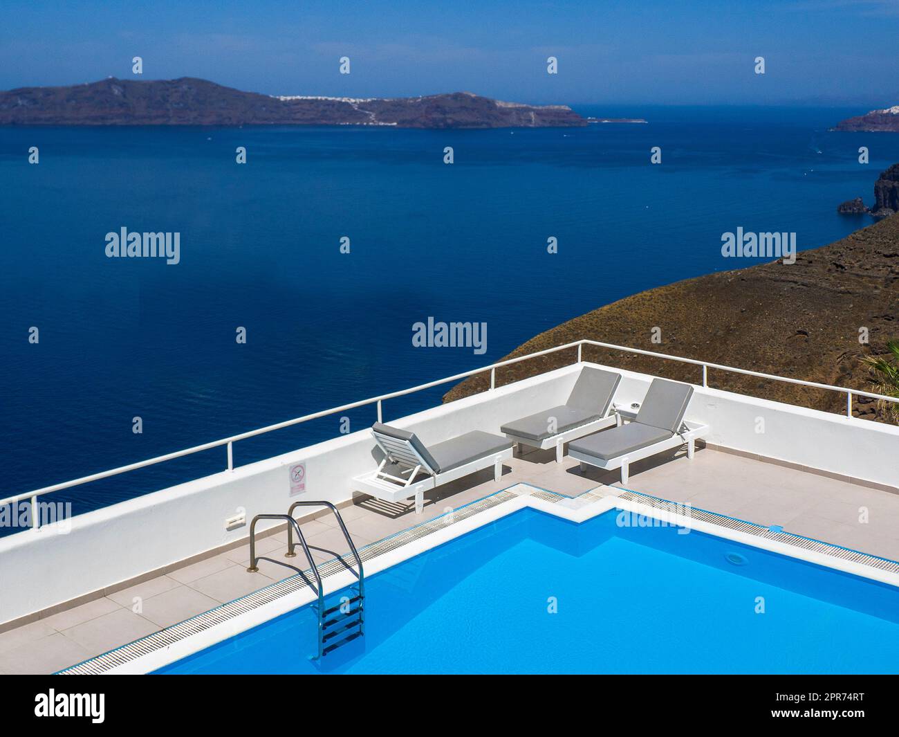 Greece, Santorini, Thira - Karavolades Stairs / Donkey Way To Fira ...