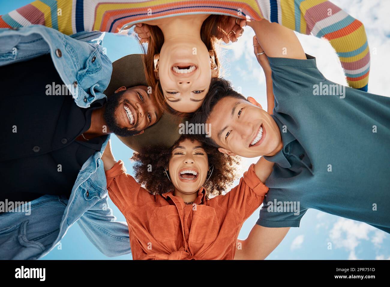 Racial diversity arms hi-res stock photography and images - Alamy