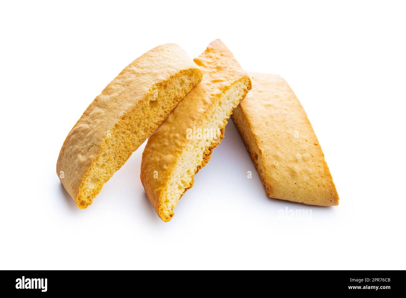 Sweet anicini cookies. Italian biscotti with anise flavor isolated on ...