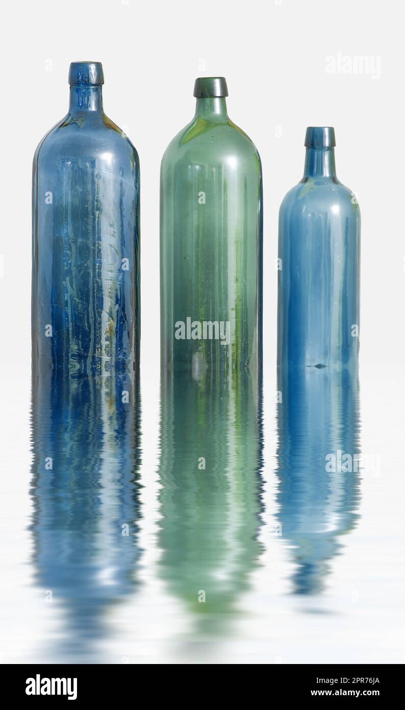 Old vintage wine drinking bottles containers hi-res stock photography ...