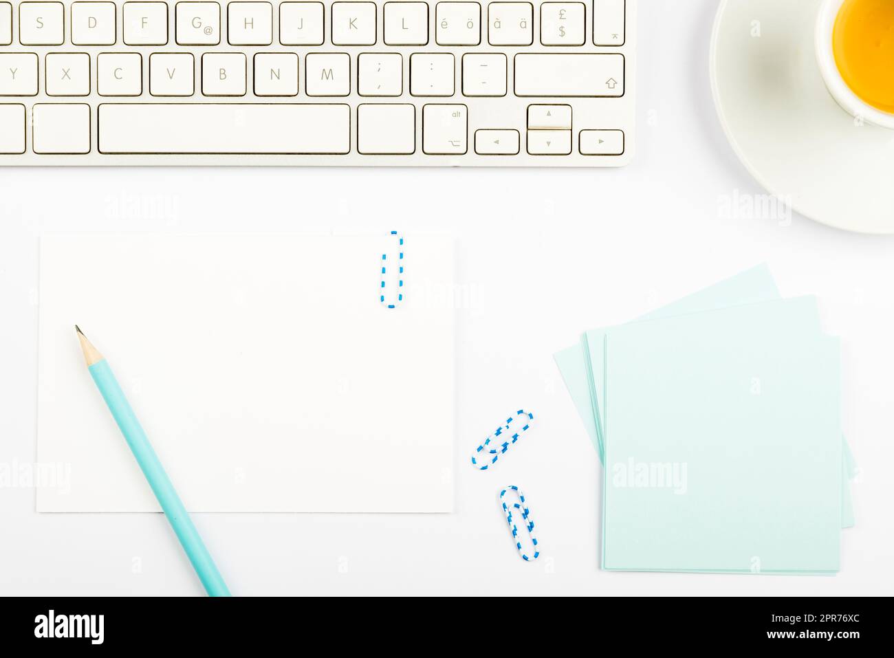 Important Announcements On Piece Of Paper On Desk With Memos, Pen, Hot ...