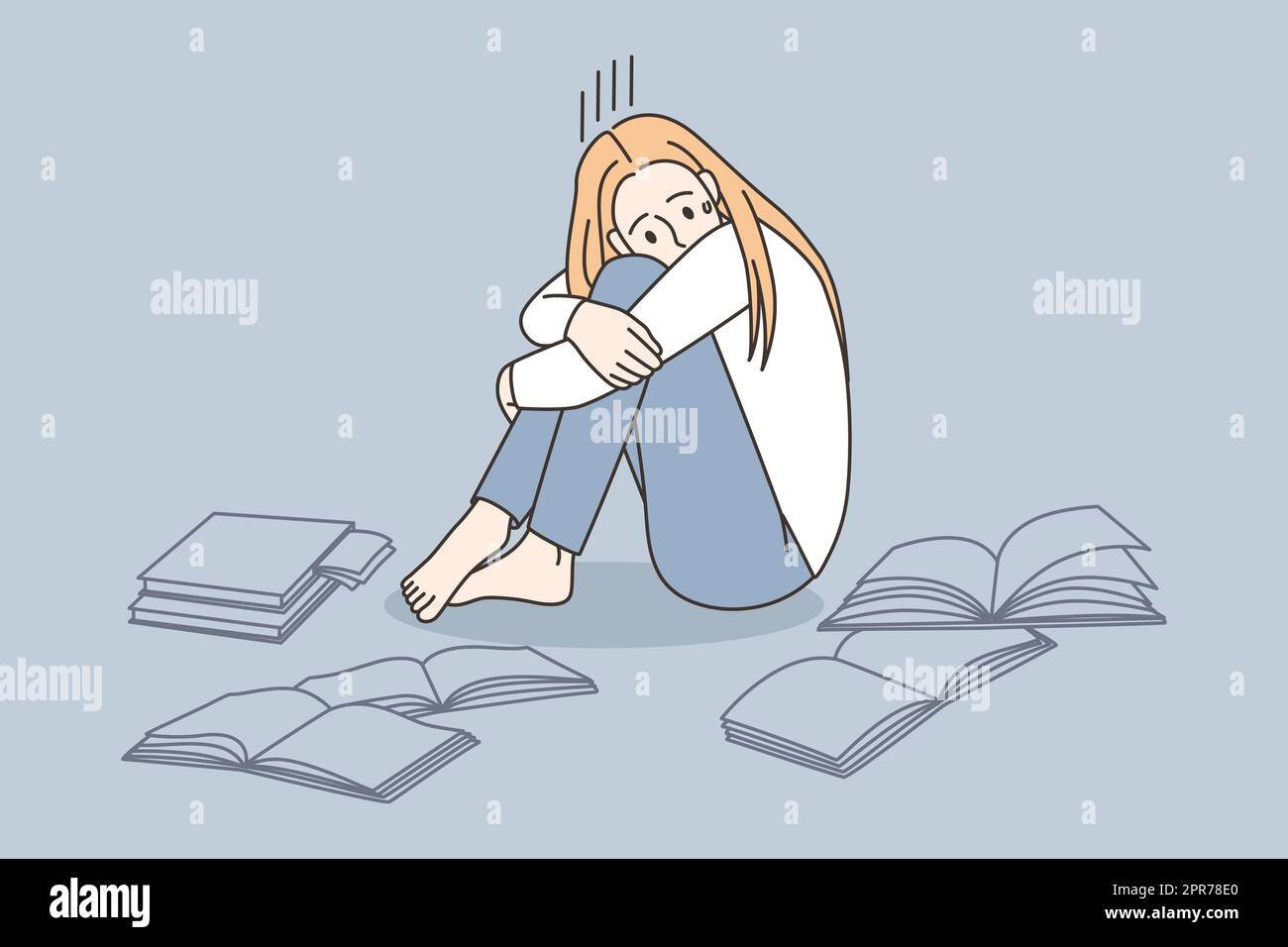 Upset Student Cartoon