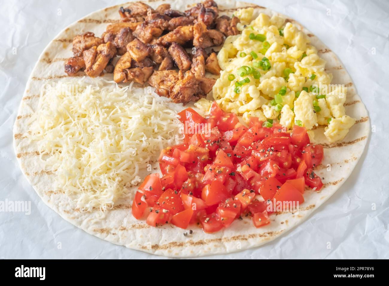 Chicken taco meal hi-res stock photography and images - Alamy