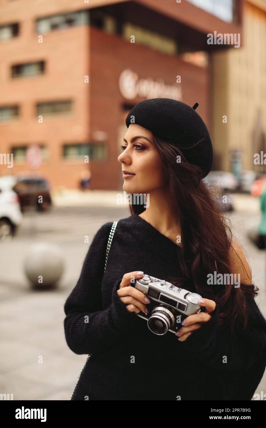 Retro picture model hi-res stock photography and images - Alamy