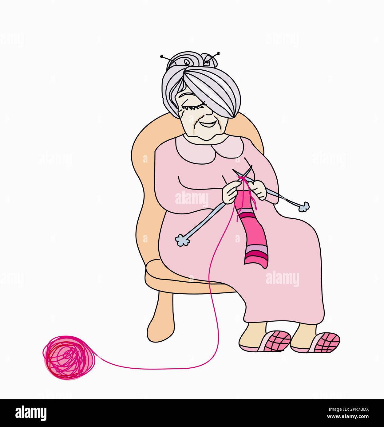 Animated woman Cut Out Stock Images & Pictures - Alamy