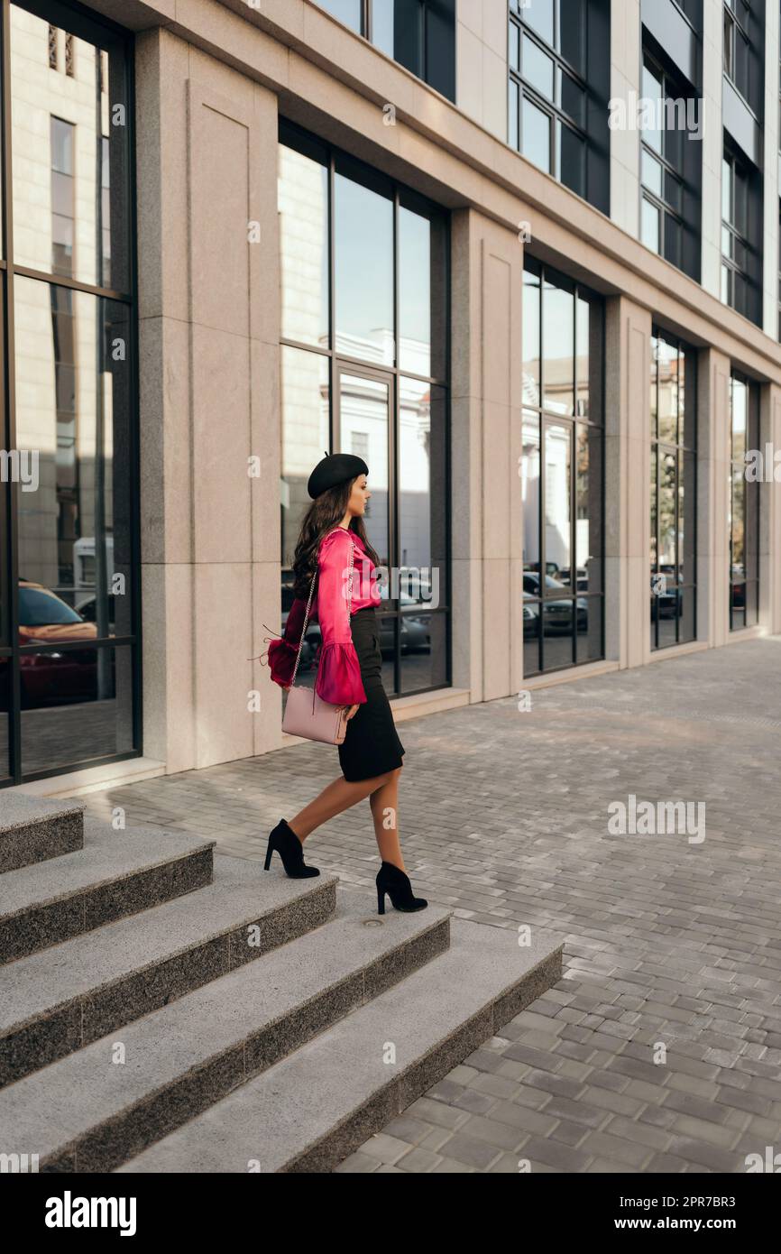 Walking down streets hi-res stock photography and images - Alamy