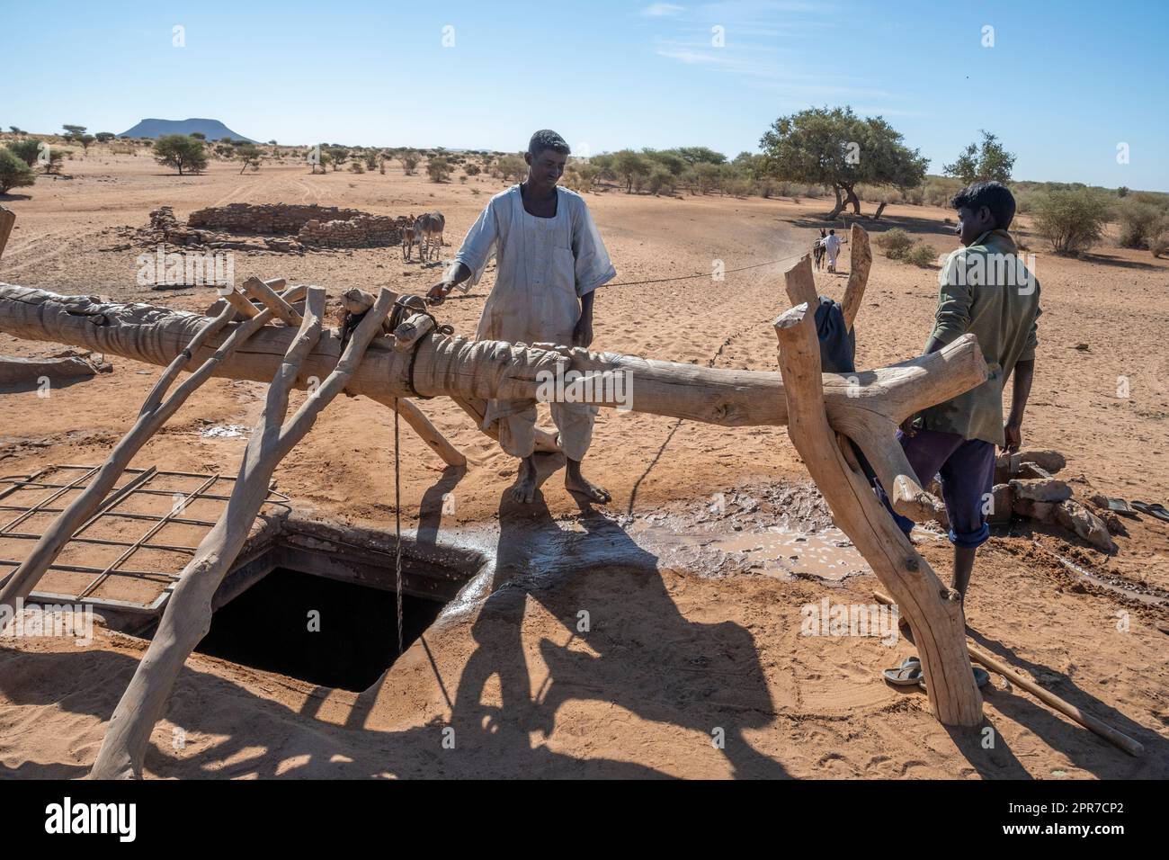 Donkey well hi-res stock photography and images - Alamy