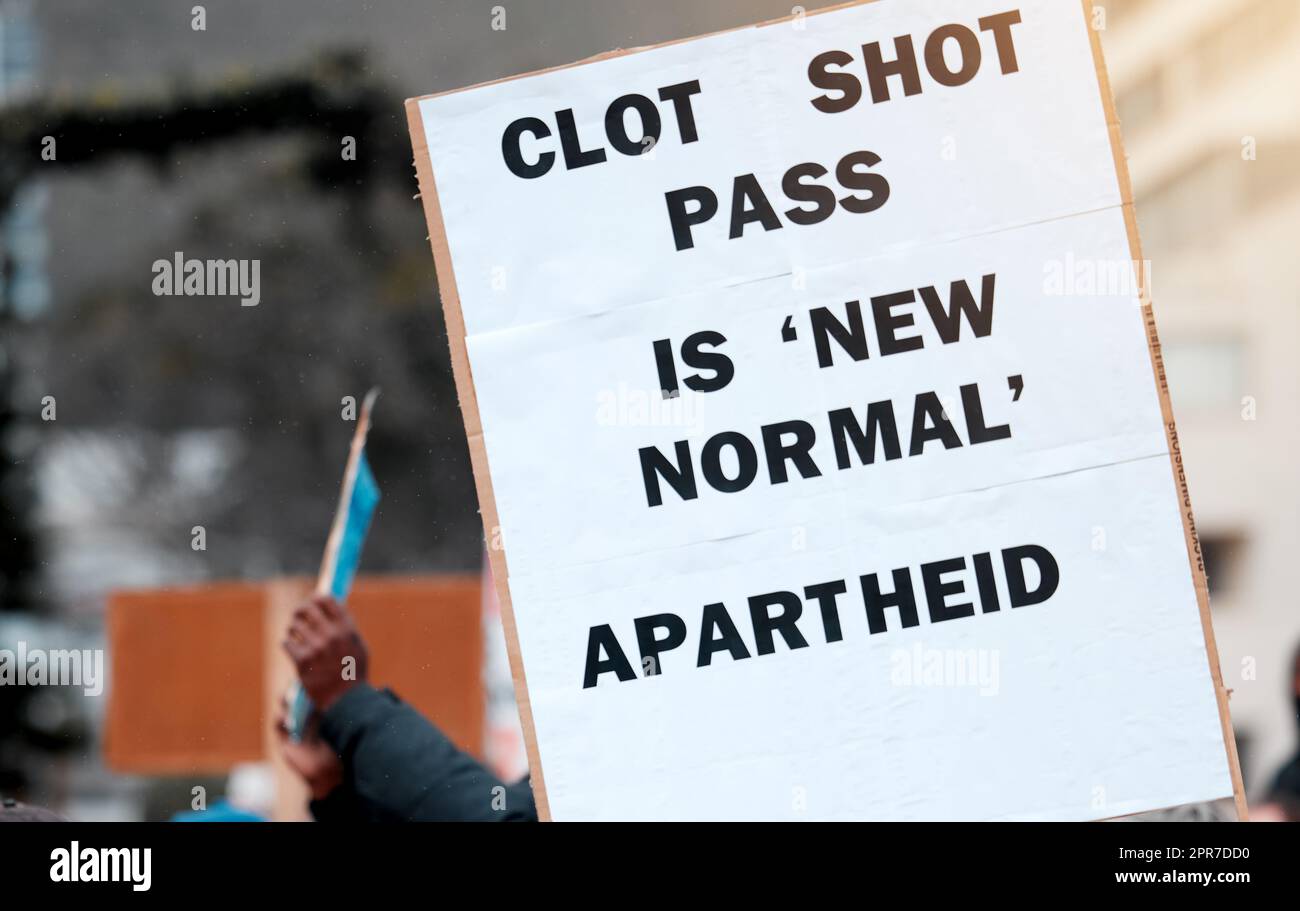 Weve Had Enough Cape Town South African October 2 2021