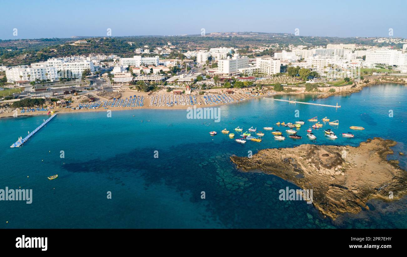 Aerial Fig tree bay, Protaras, Cyprus Stock Photo - Alamy