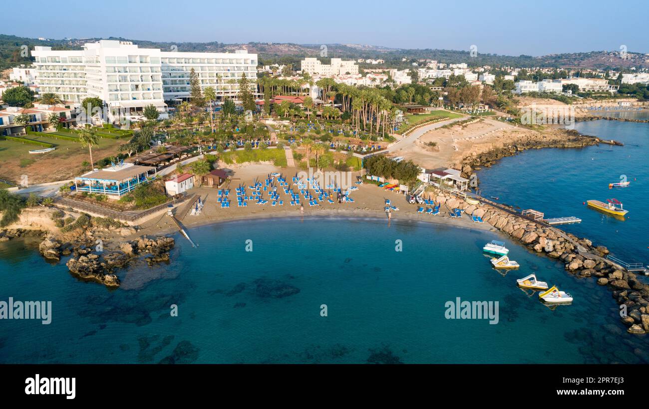 Aerial Green bay, Protaras, Cyprus Stock Photo - Alamy