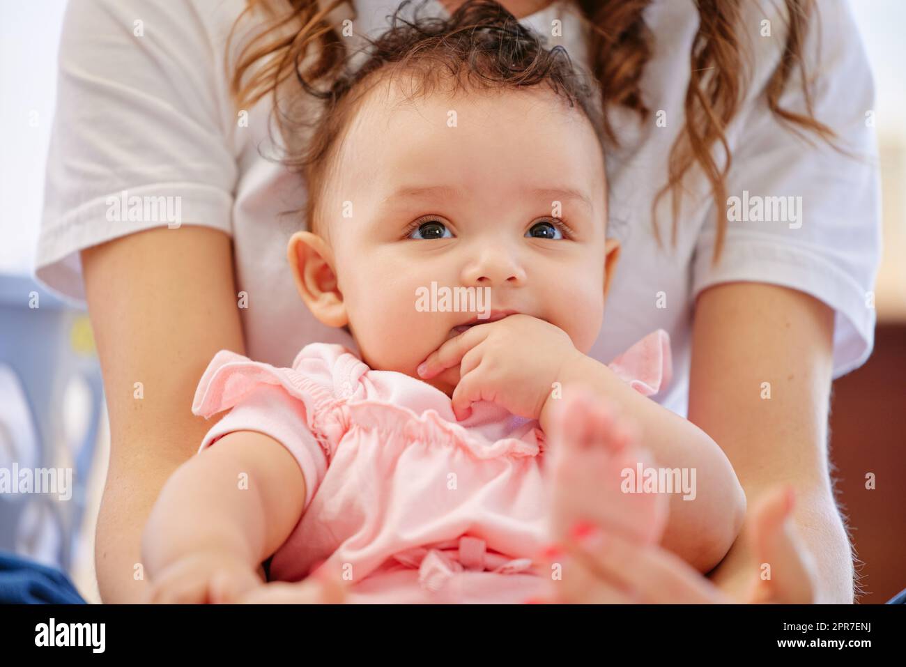 She Doesnt Know How She Feels About This Shot Of A Mother And Child