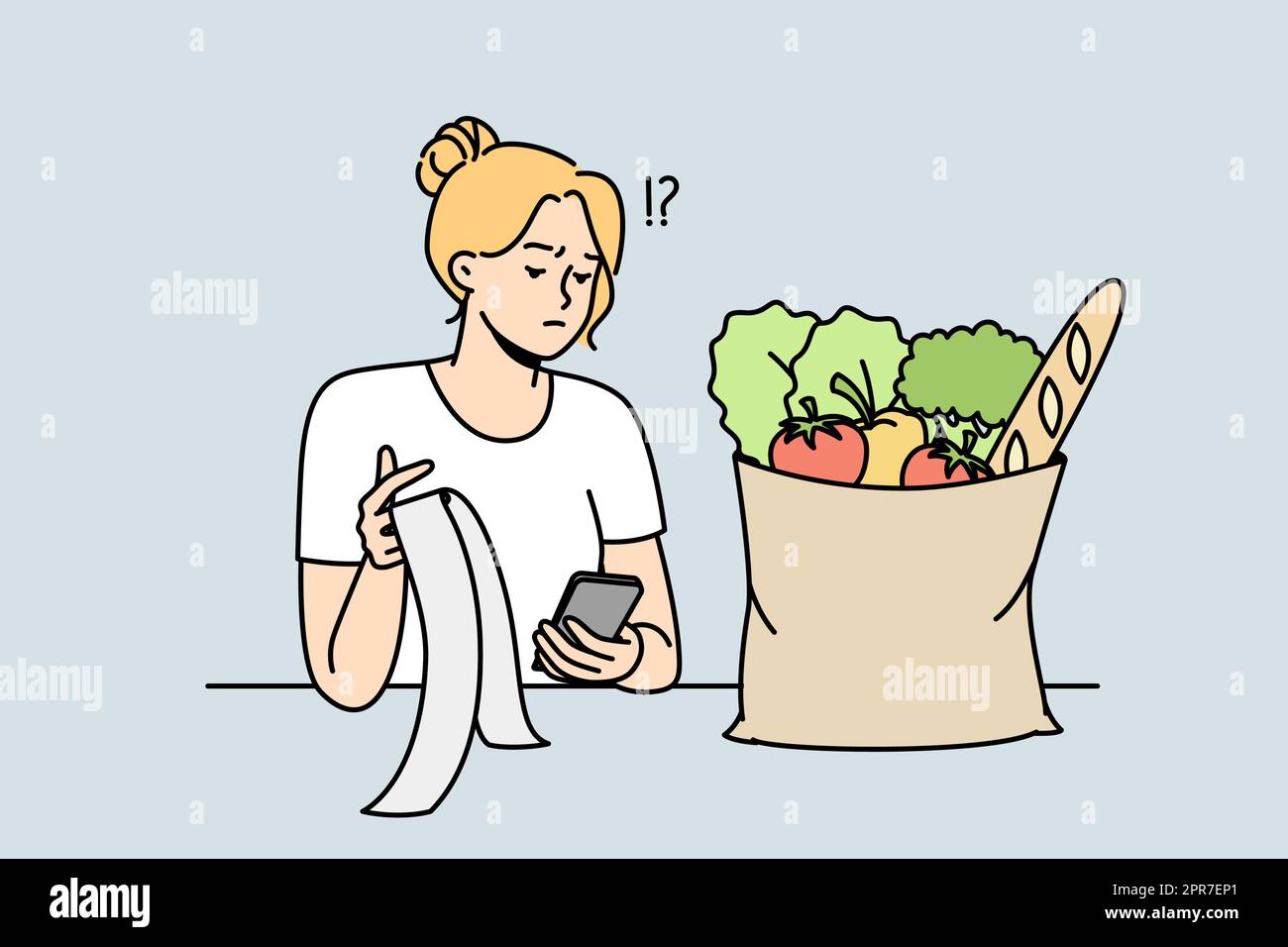 Inflation receipt Stock Vector Images - Alamy