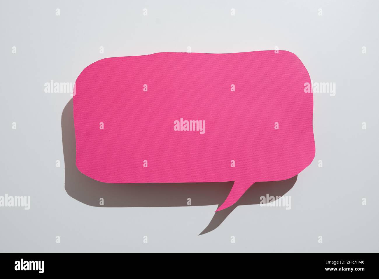 Speech Bubble On Floor With Important Information Written In. Dialogue ...