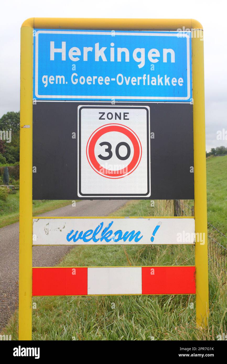 Ortsschild Local sign Stock Photo - Alamy