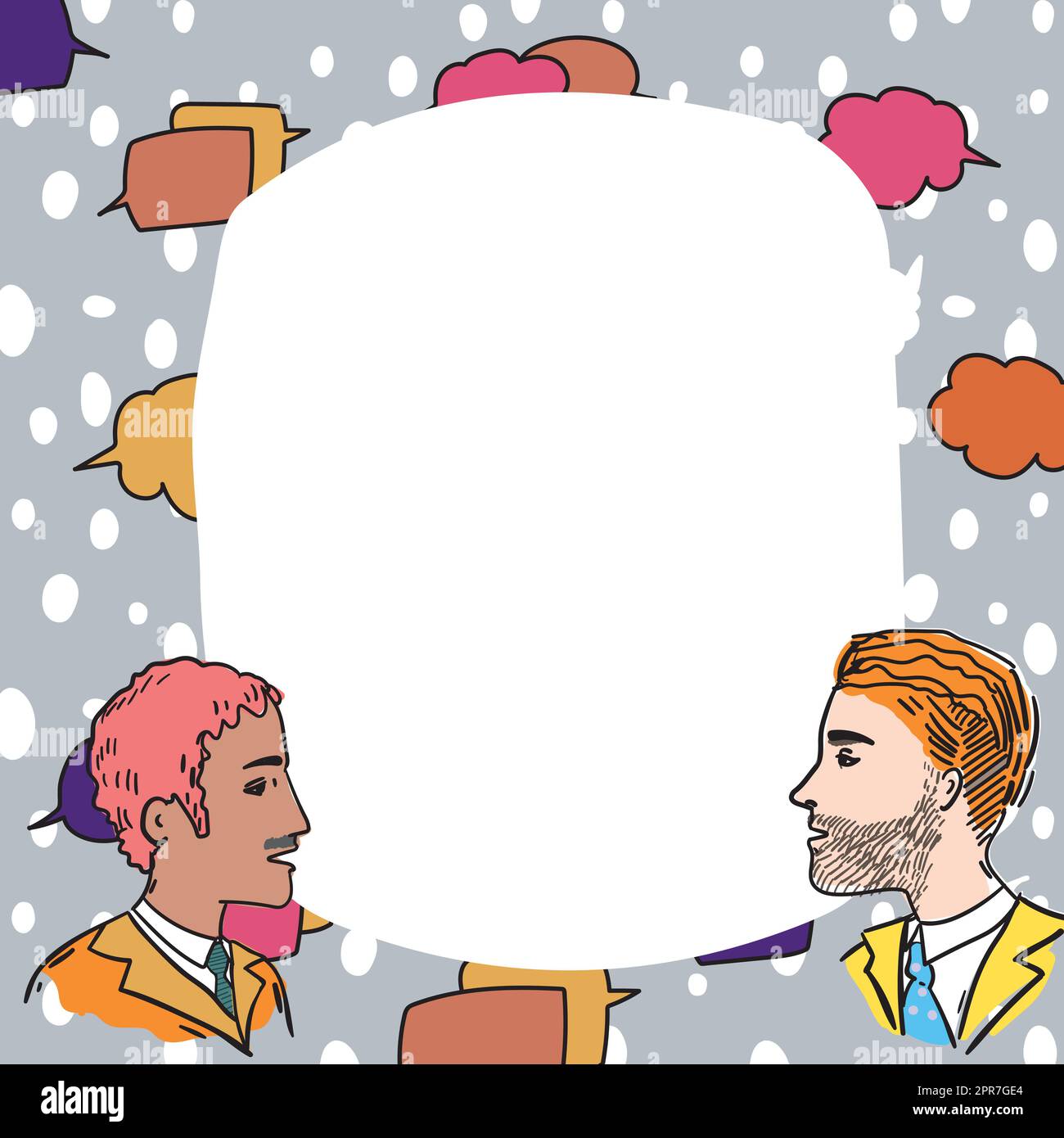 Team Members Looking At Whiteboard Brainstorming Conversation New ...