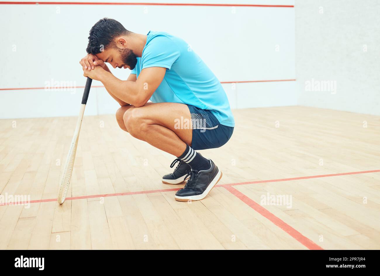 Unhappy stressed athlete hi-res stock photography and images - Alamy