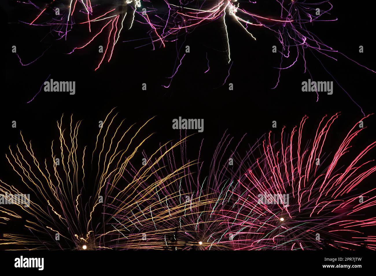 fireworks at night pyrotechnics sky explosions celebration bright ...