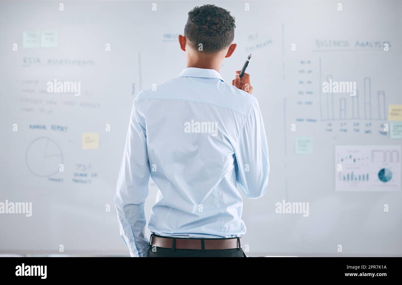 Person thinking whiteboard hi-res stock photography and images - Alamy