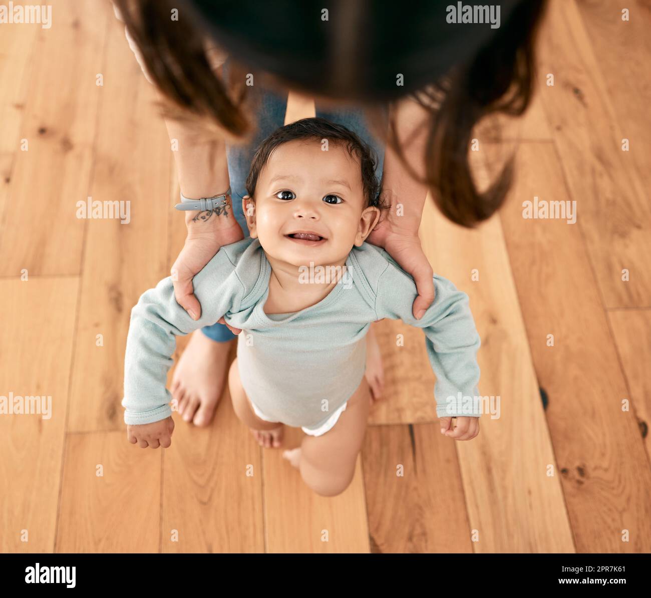 First steps baby boy learning hi-res stock photography and images - Alamy
